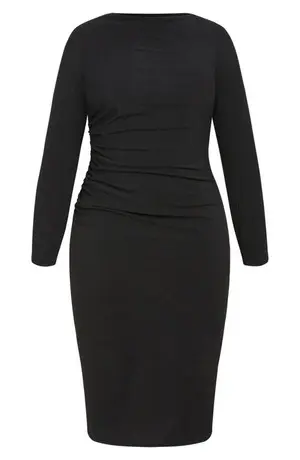 City Chic Kora Long Sleeve Dress