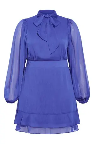 City Chic Kendall Long Sleeve Dress