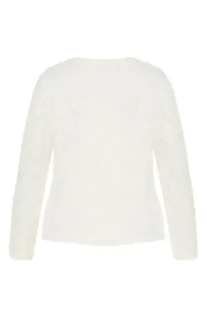 City Chic Elisa Textured Sweater