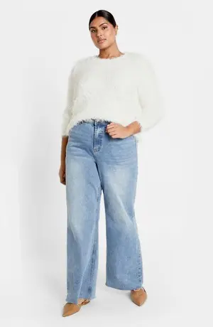 City Chic Elisa Textured Sweater
