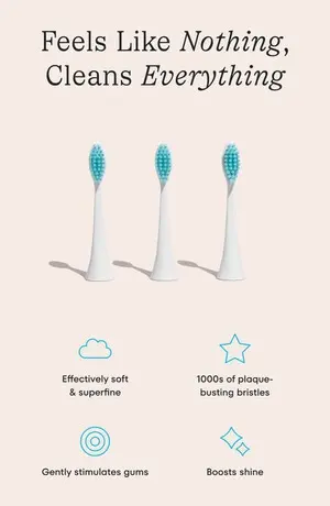 COCOLAB 3-pack Electric Brush Refills