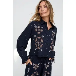 Raffya Embroidered Blouses