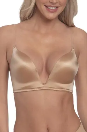 DOMINIQUE INTIMATES Uma U Plunge Convertible Bra With Multiple Strap Options - Mocha