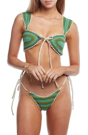 CAPITTANA Lucy Degrade Crochet Bikini Top