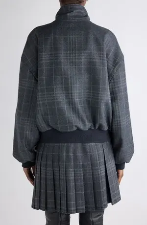 Balenciaga Reversible Wool Blouson Jacket
