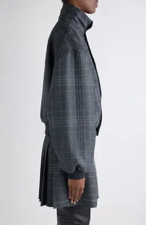 Balenciaga Reversible Wool Blouson Jacket