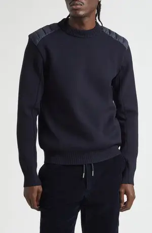 Padded Shoulder Sweaters For Men