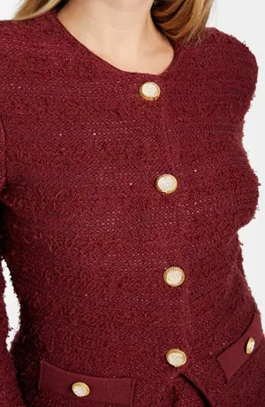MARCIANO Clara Texture Cardigan