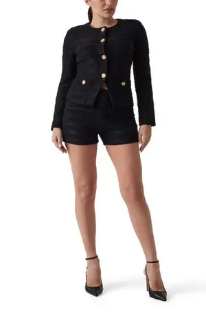 MARCIANO Clara Sweater Shorts - Black-black