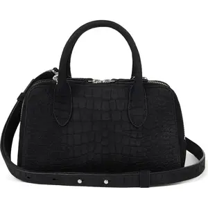 WE-AR4 The Ivy 22 Leather Satchel - Black