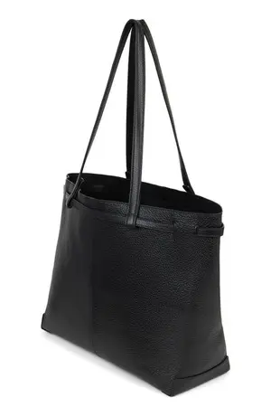 WE-AR4 The Pixie Leather Tote - Black