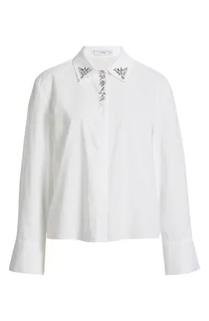 Mango Crystal Button-up Shirt