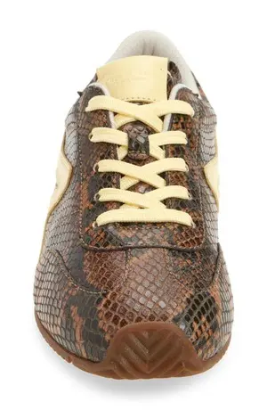 Rag & Bone Retro Runner Slim Ultra Sneakers - Mocha Snake