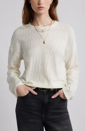 Treasure & Bond Textured Sweaters For Women