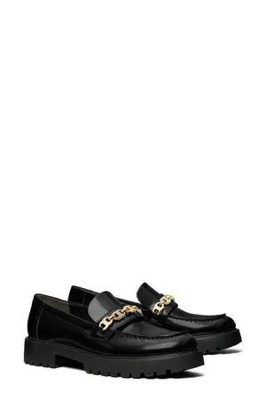 Tory Burch Gemini Embellished Lug Sole Loafer