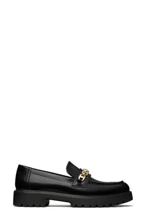 Tory Burch Gemini Embellished Lug Sole Loafer