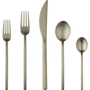 MEPRA Linea Flatware Set5 Pieces - Ice Champagne