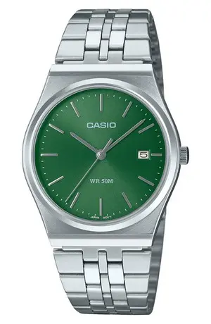 Casio Vintage Analog Bracelet Watch - Silver