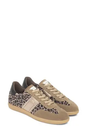 NEROGIARDINI Leopard Print Suede Sneakers