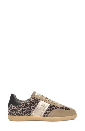 NEROGIARDINI Leopard Print Suede Sneakers