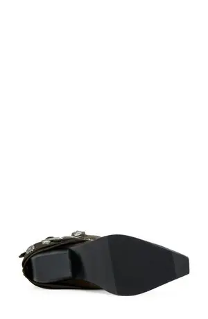 AZALEA WANG Ashraf Studded Western Boots