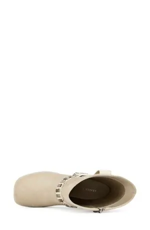 AZALEA WANG Dyzma Moto Platform Bootie - Bone