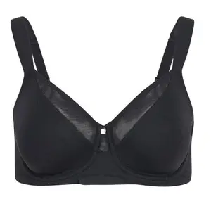 DOMINIQUE INTIMATES Mallory Smoothing Underwire Minimizer Bra - Black