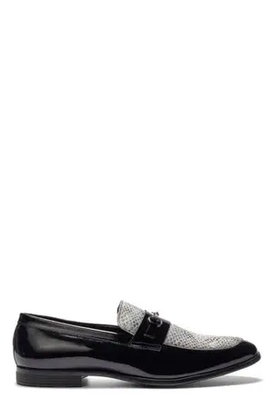 CARLOS BY CARLOS SANTANA Maestro Bit Loafer - Black Snake Print