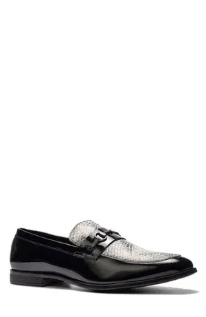 CARLOS BY CARLOS SANTANA Maestro Bit Loafer - Black Snake Print
