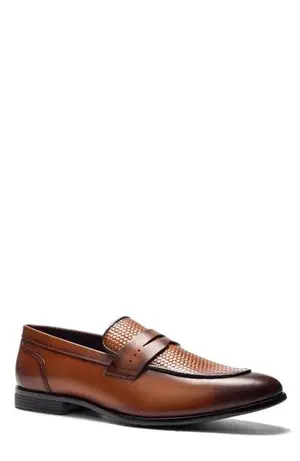 CARLOS BY CARLOS SANTANA Solstice Penny Loafer - Tan Leather