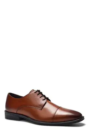 A. VEER Maddox Cap-toe Oxford - Tan Leather