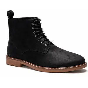 A. Veer Textured Boots For Men