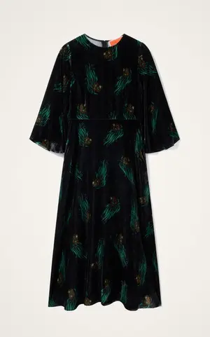 La DoubleJ Sorella Silk Velvet Dress