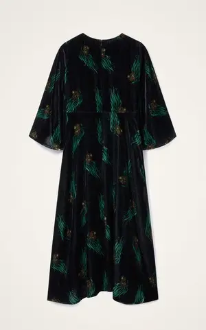 La DoubleJ Sorella Silk Velvet Dress