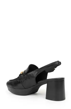 Aerosoles Sorin Slingback Bit Loafer Pump - 001-black Leather