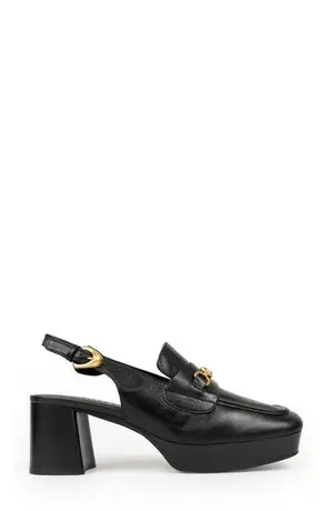 Aerosoles Sorin Slingback Bit Loafer Pump - 001-black Leather