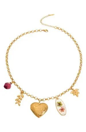 MACRAE & CO. Katie Charm Necklace - Gold