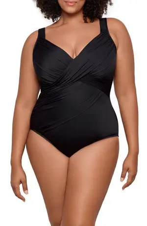 Miraclesuit Solid Revele One-piece Swimsuit - Black