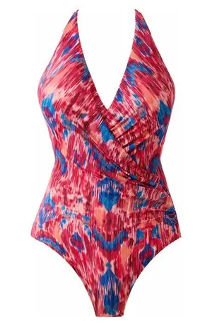 MIRACLESUIT® Ikat Dorado Wrapsody One-piece Swimsuit