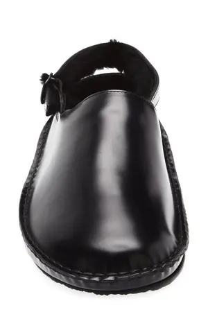 Hereu Cargol Shearling-lined Leather Clogs
