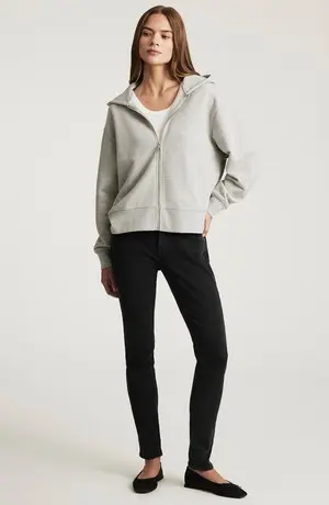 MAVI Oversized Zip-up Cotton-blend Hoodie