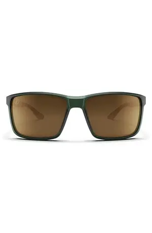 BLENDERS EYEWEAR 57mm Polarized Square Sunglasses Pine