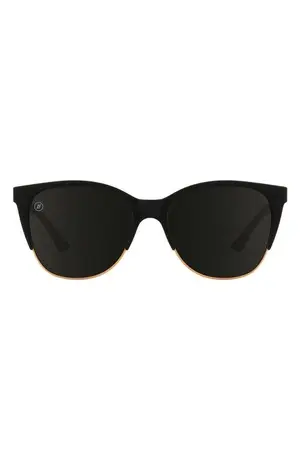 BLENDERS EYEWEAR 57mm Polarized Cat-eye Sunglasses - Americano