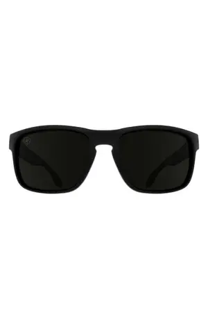 BLENDERS EYEWEAR 55mm Polarized Square Sunglasses - Black Tundra