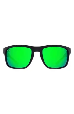 BLENDERS EYEWEAR 55mm Polarized Square Sunglasses - Celtic Light