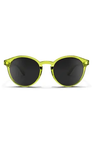 BLENDERS EYEWEAR Coastal Polarized Round Sunglasses - Spark Lime