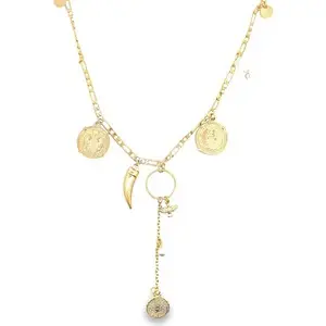 MACRAE & CO. X Sharina Charmed Y Necklace - Gold