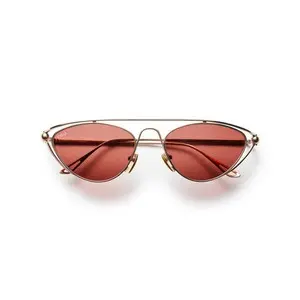 VADA Julia Cat-eye Sunglasses - Rose Gold Titanium