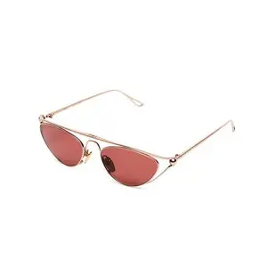 VADA Julia Cat-eye Sunglasses - Rose Gold Titanium