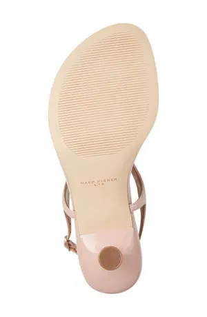 Marc Fisher Pelysa Ankle Strap Sandal - Light Natural